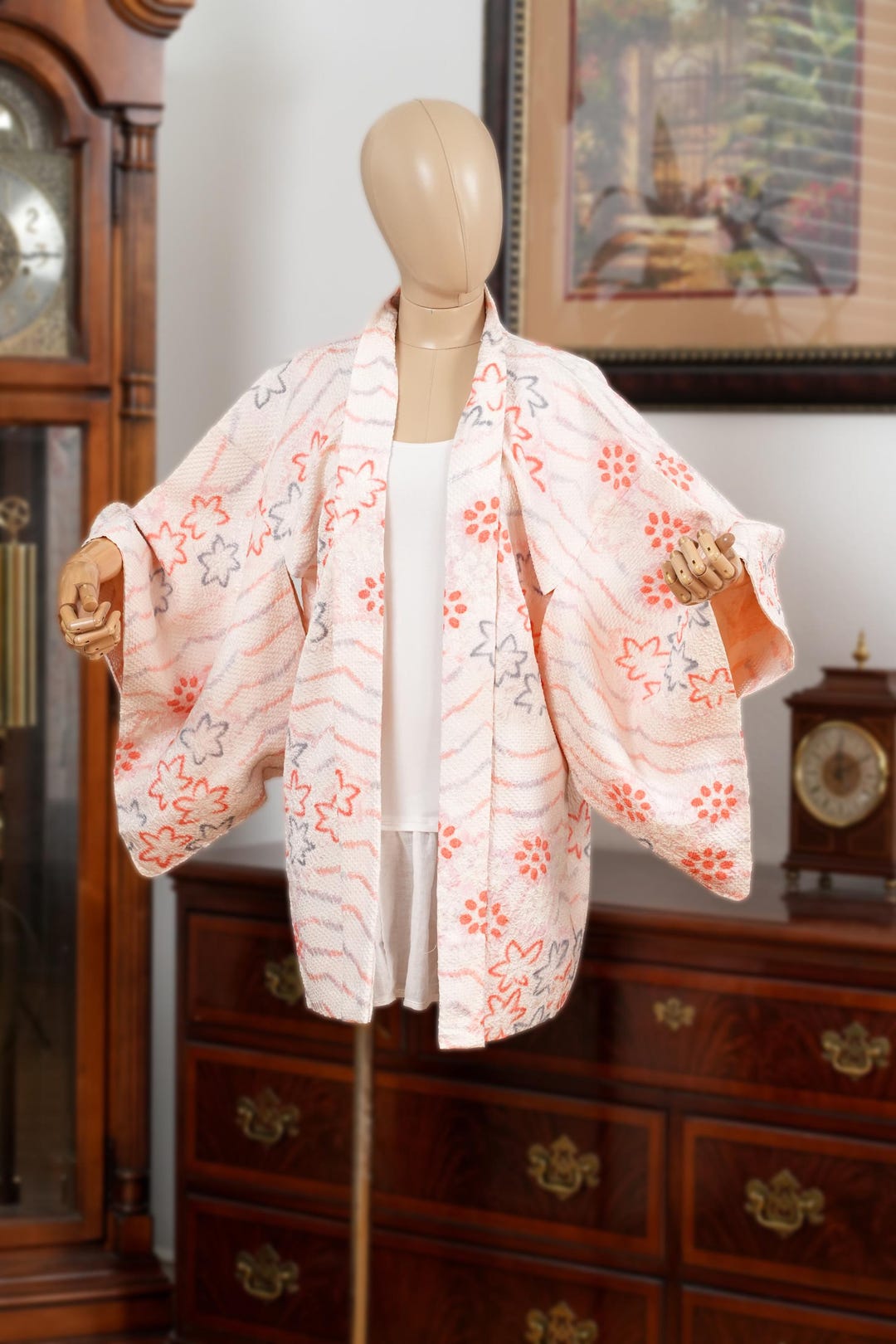 DEAR VANILLA Authentic Japanese Haori for Women Traditional Kimono ...