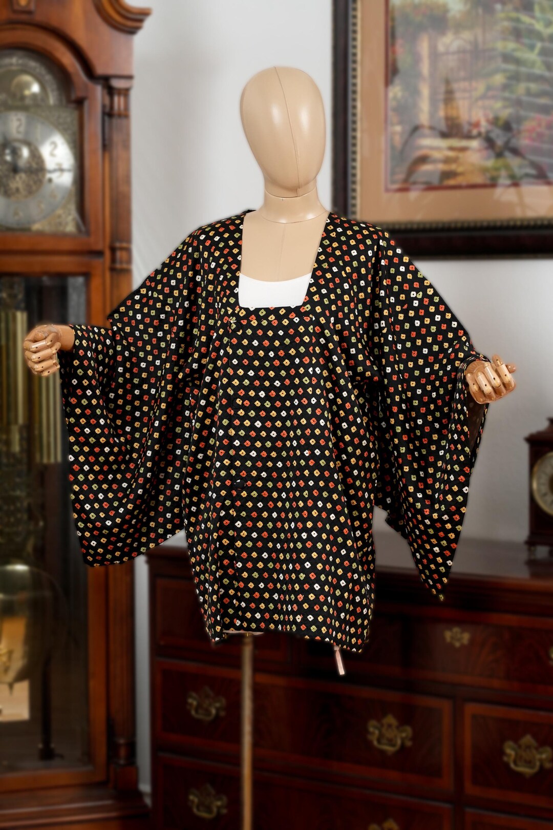 DEAR VANILLA Authentic Japanese Michiyuki Coat for Women Traditional ...