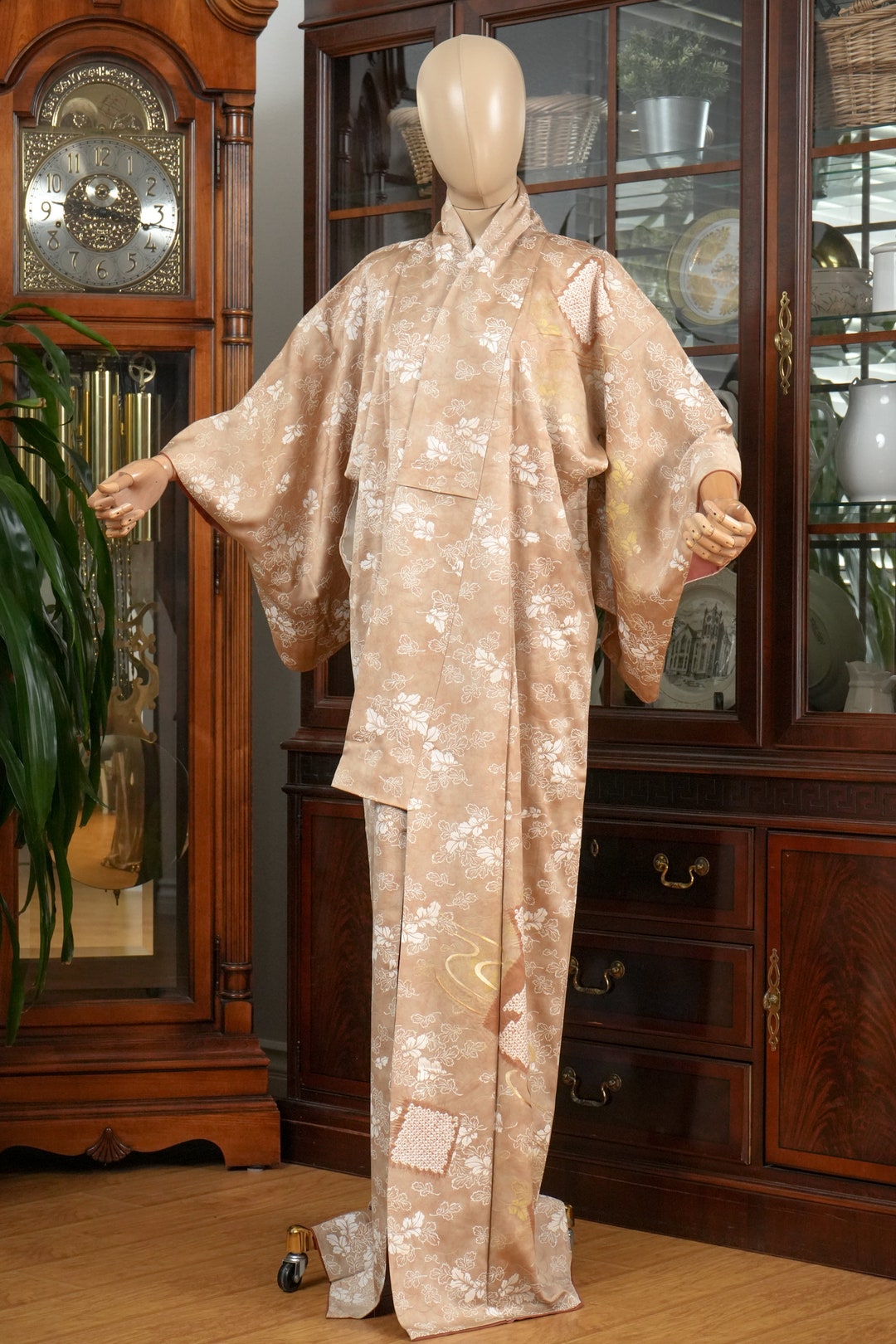 DEAR VANILLA Authentic Traditional Japanese Homongi Kimono for Women ...