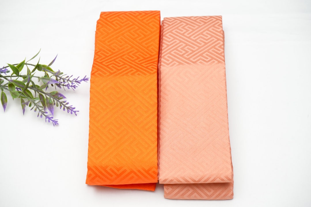 DEAR VANILLA Japanese Silk Kasane Eri Collar Layer Set Kimono Date Eri ...