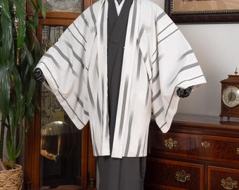 DEAR VANILLA Vintage Traditional Authentic Men's Kimono & Haori Set ...