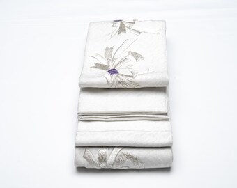 DEAR VANILLA Authentic Japanese Men's Kimono Kaku Obi Vintage Samurai ...