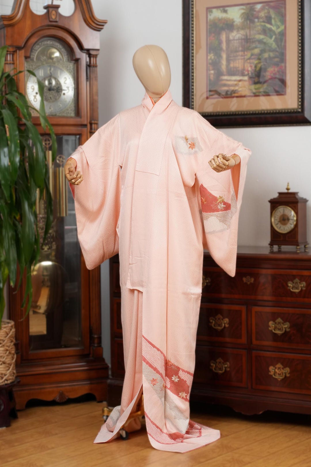 DEAR VANILLA Authentic Traditional Japanese Homongi Kimono for Women ...