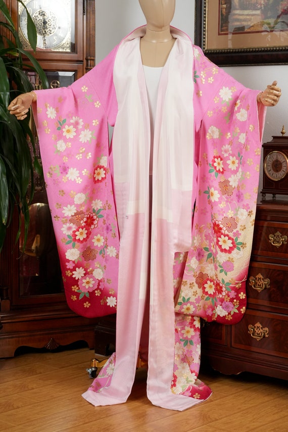 DEAR VANILLA Authentic Traditional Japanese Furisode … - Gem