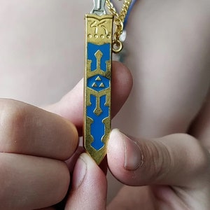 Legend of Zelda Removeable Master Sword Necklace - Charm / Pendant ...