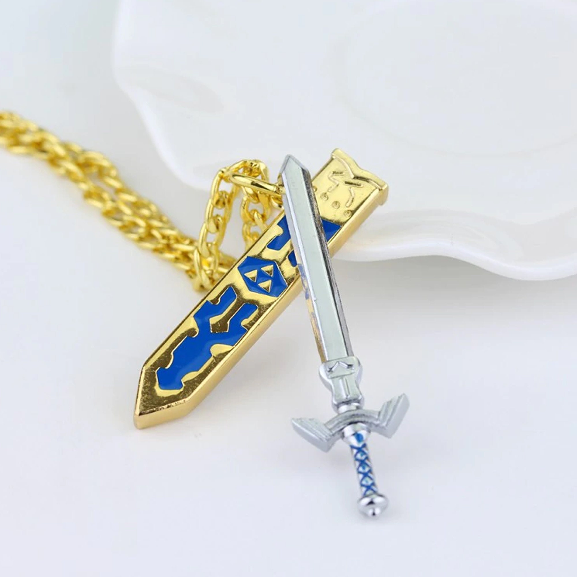 Legend of Zelda Removeable Master Sword Necklace - Charm / Pendant ...