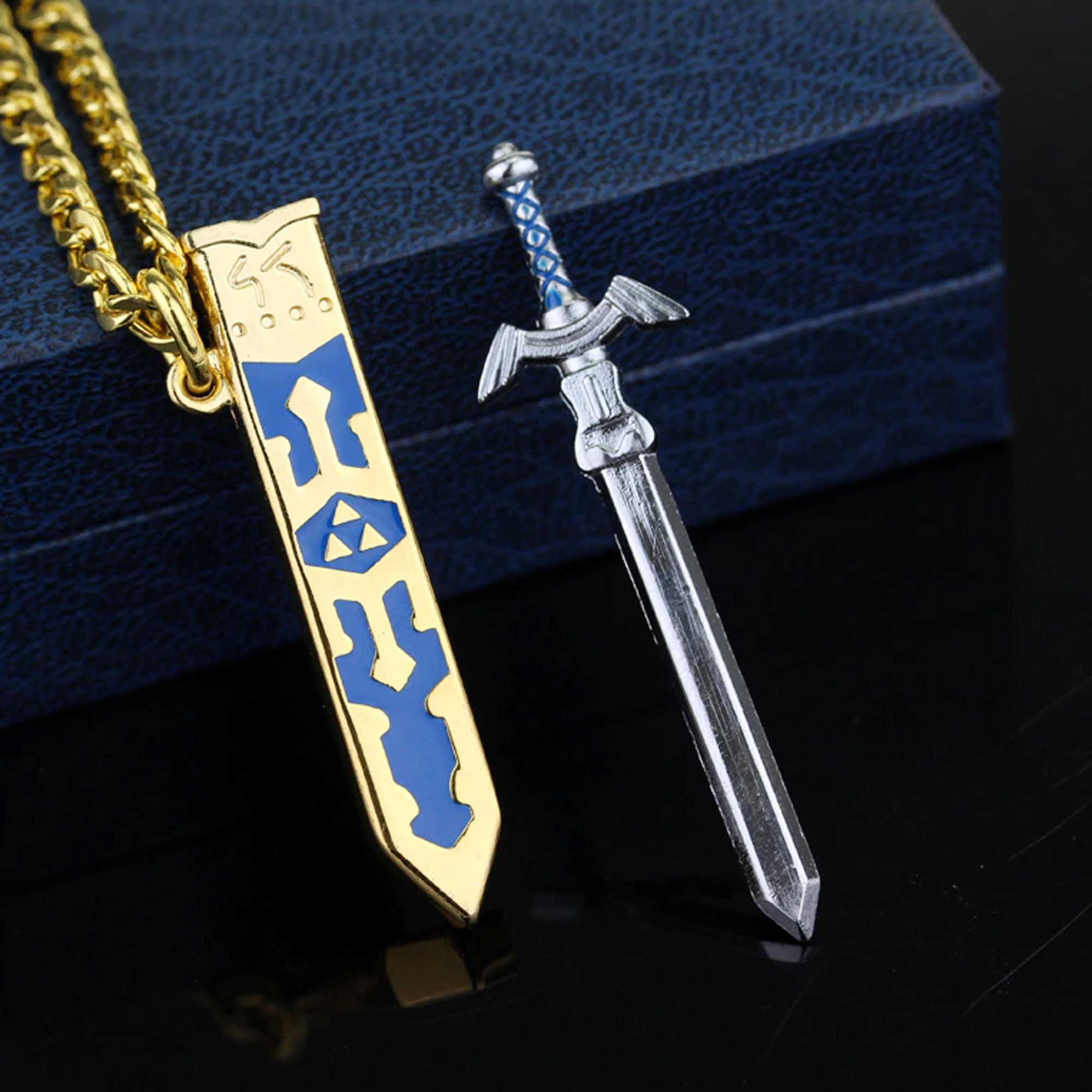 Legend of Zelda Removeable Master Sword Necklace - Charm / Pendant ...