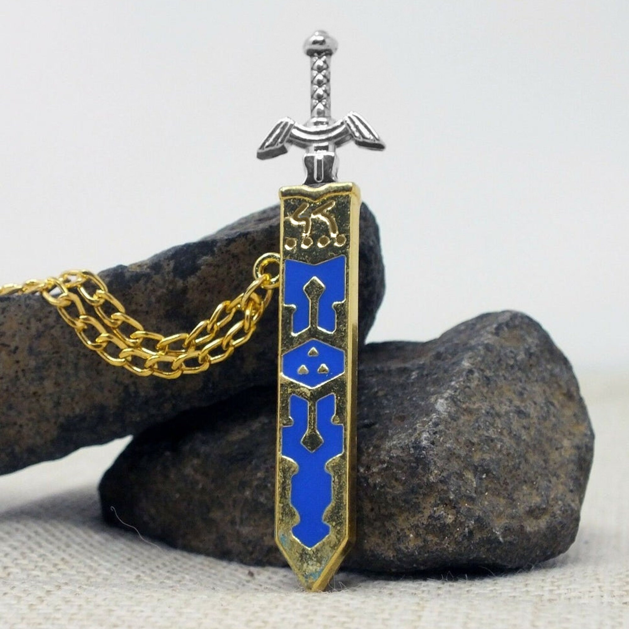Legend of Zelda Removeable Master Sword Necklace - Charm / Pendant ...