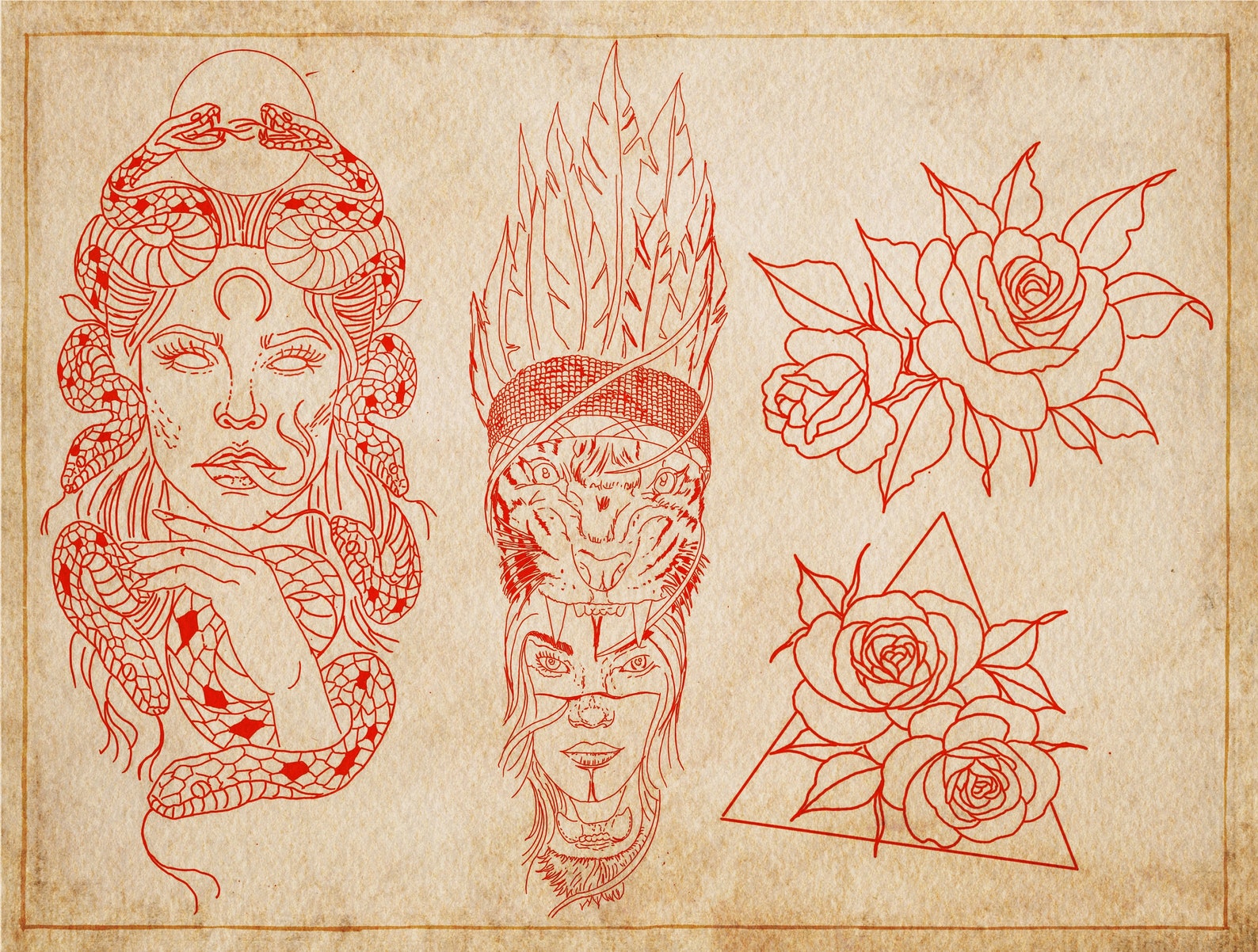 Procreate Tattoo Templates