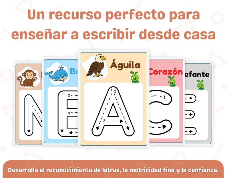 Libro para Trazar y Colorear Letras ABC / 90+ Páginas PDF Imprimible ...