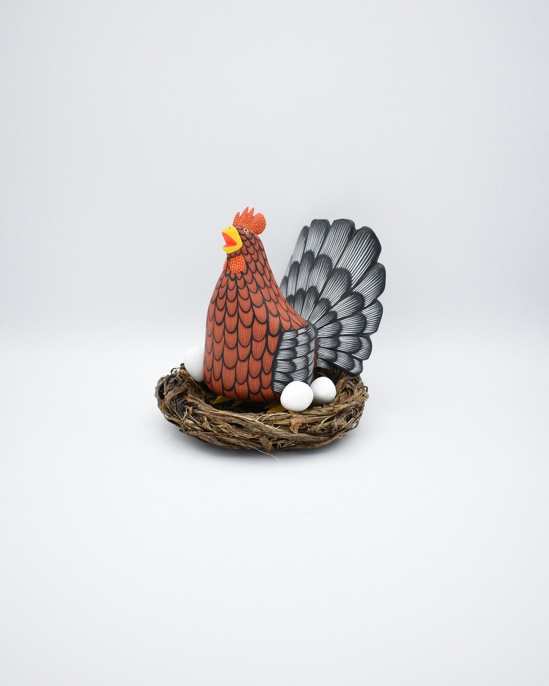 Chicken and Eggs Alebrije - Etsy