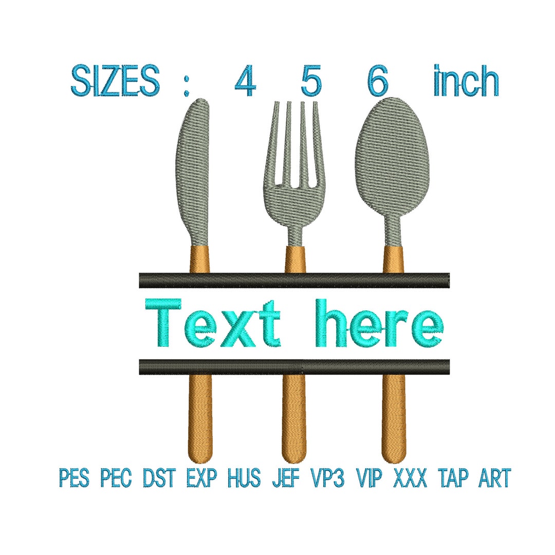Split Kitchen Embroidery Design, Kitchen Embroidery Machine, Embroidery ...