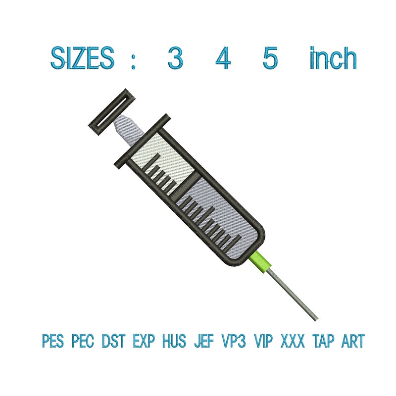 Syringe Embroidery - Etsy