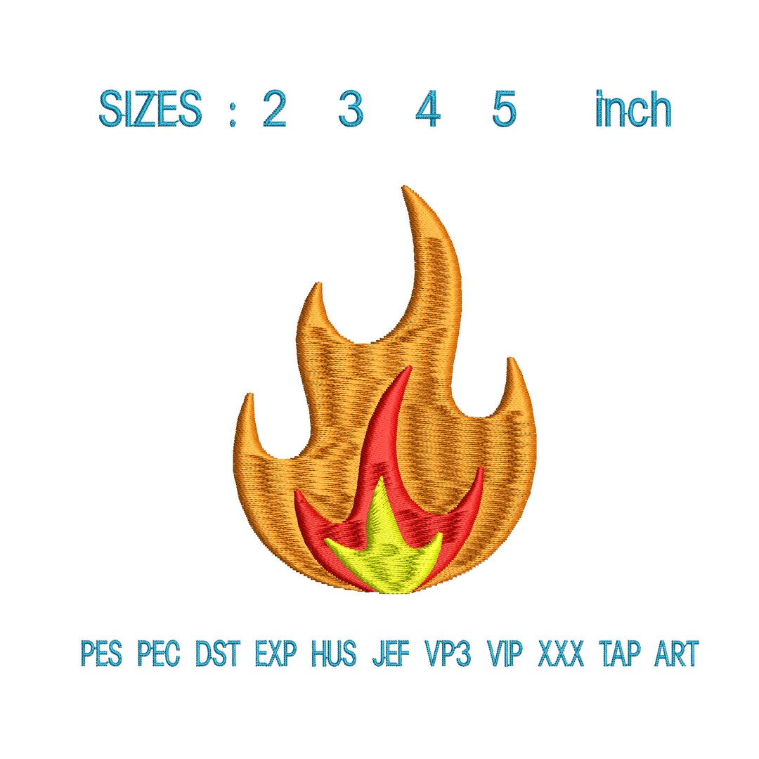 Fire Embroidery Design, Fire Embroidery Machine, Embroidery Fire ...