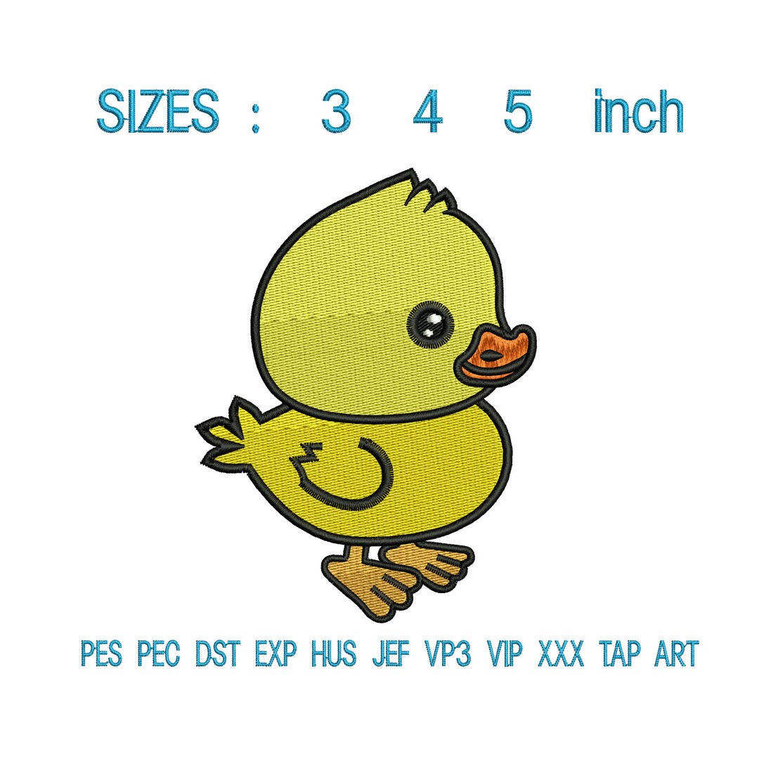 Baby Duck Embroidery Design, Duck Machine Embroidery Design ...