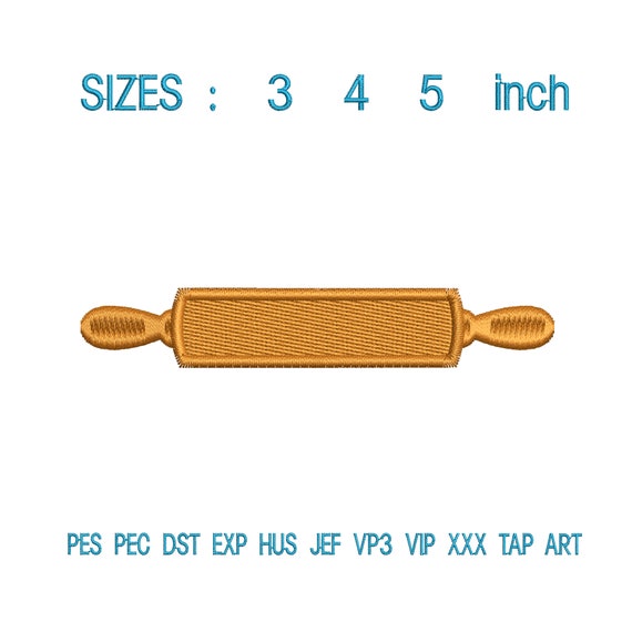 Rolling Pin Embroidery Design Rolling Pin Embroidery Machine | Etsy