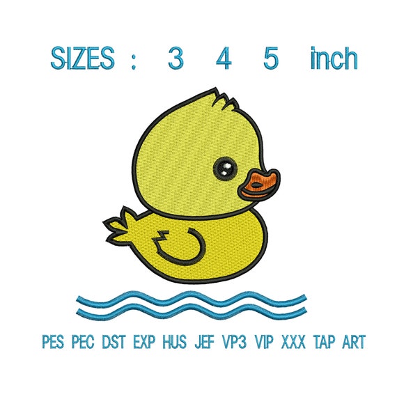 Baby Duck Embroidery Design Duck Machine Embroidery Design | Etsy