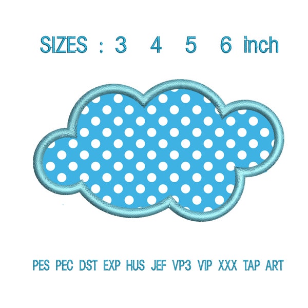 Cloud Applique - Etsy