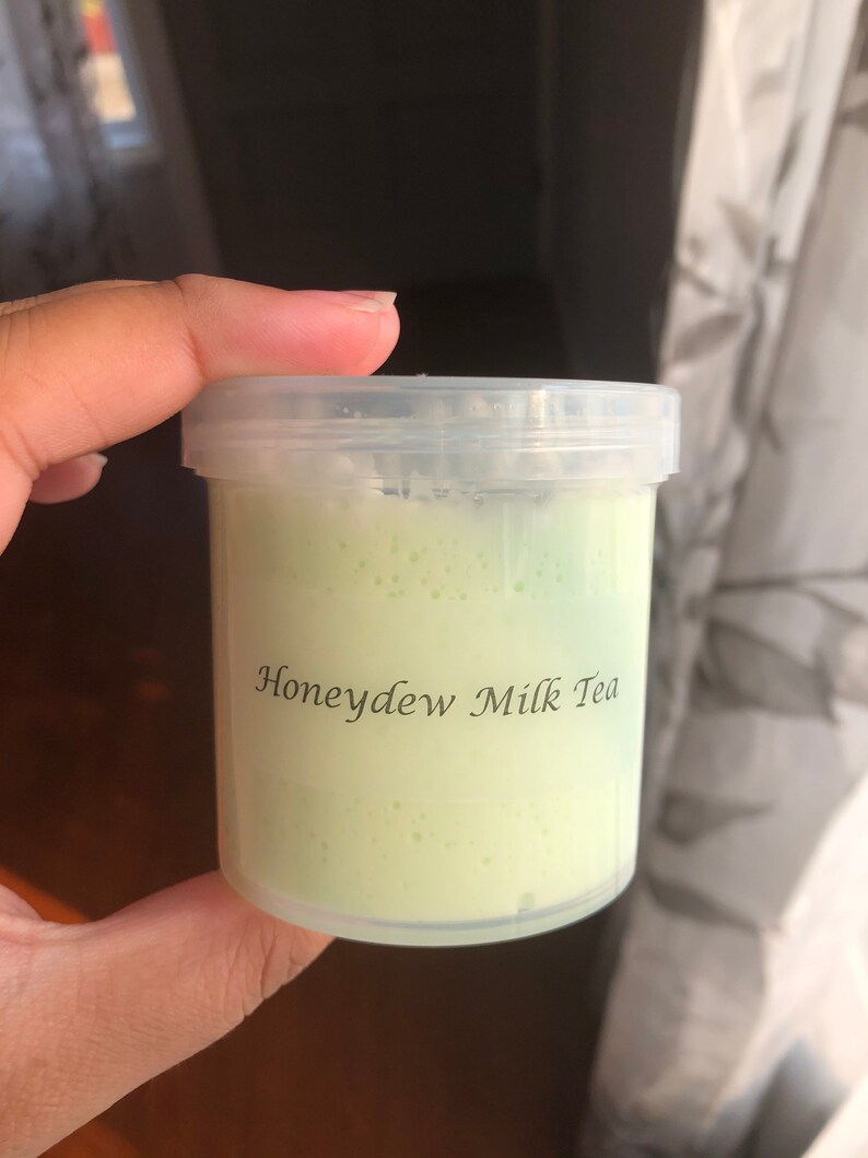 Honeydew Milk Tea Slime - Etsy