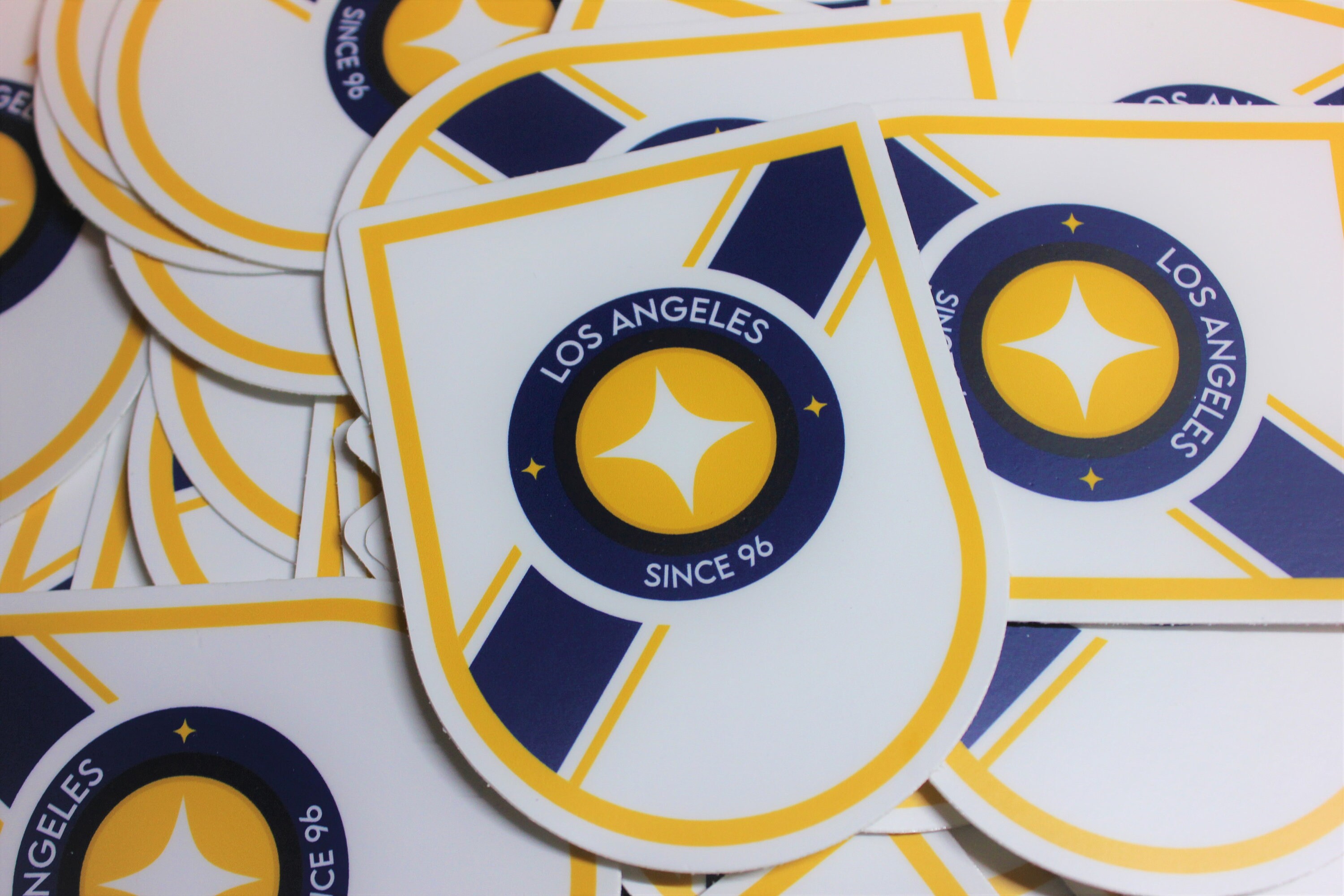 Sash LA Soccer Crest Die Cut Vinyl Sticker - Etsy