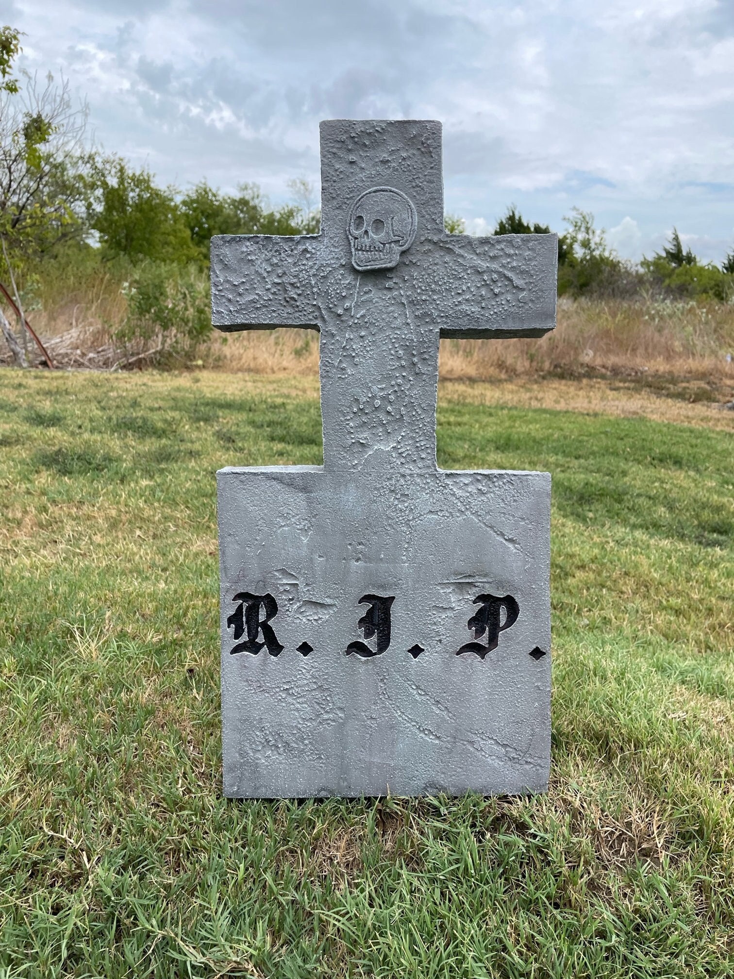 R.I.P Small Tombstone - Etsy