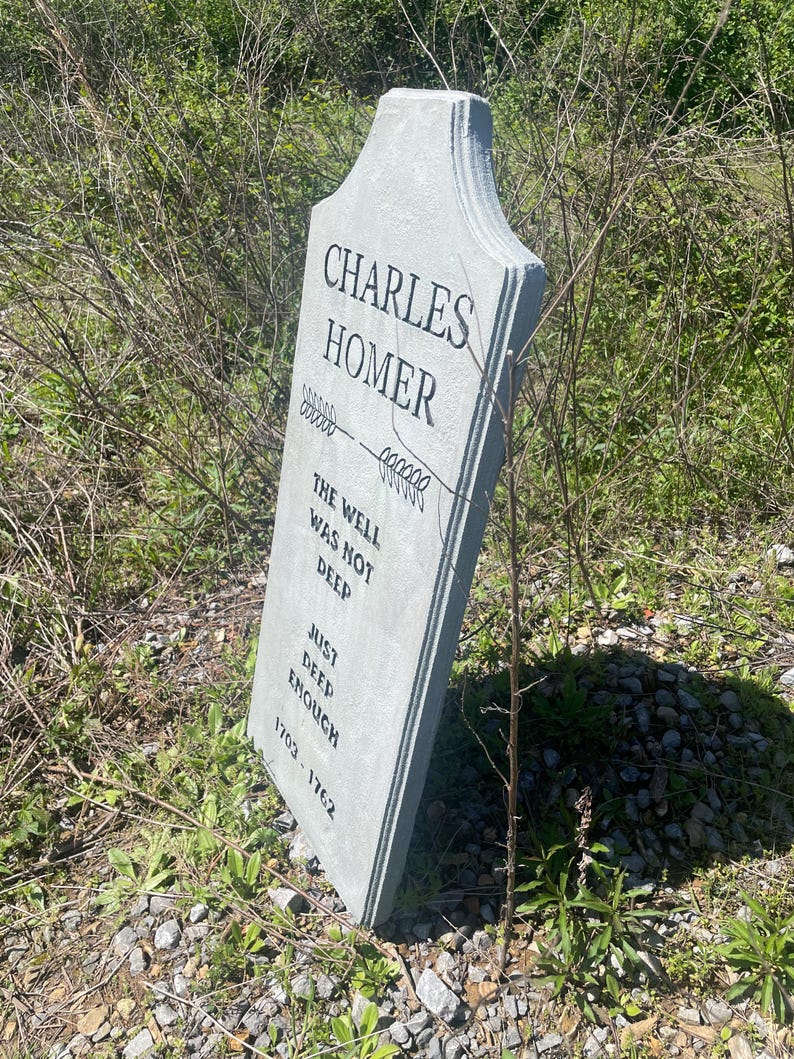 Charles Homer Large Tombstone - Etsy