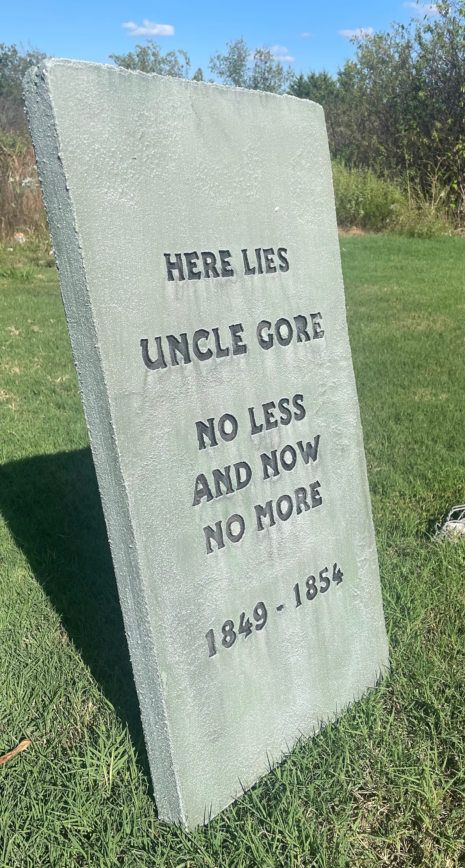 Uncle Gore Large Tombstone - Etsy