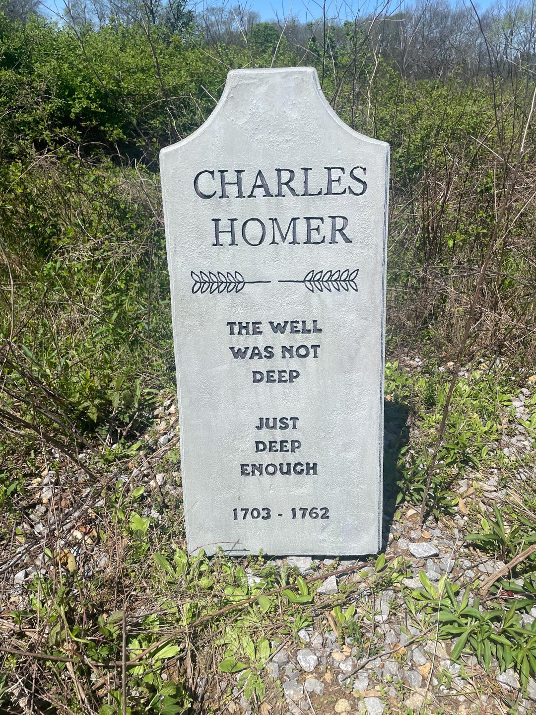 Charles Homer Large Tombstone - Etsy