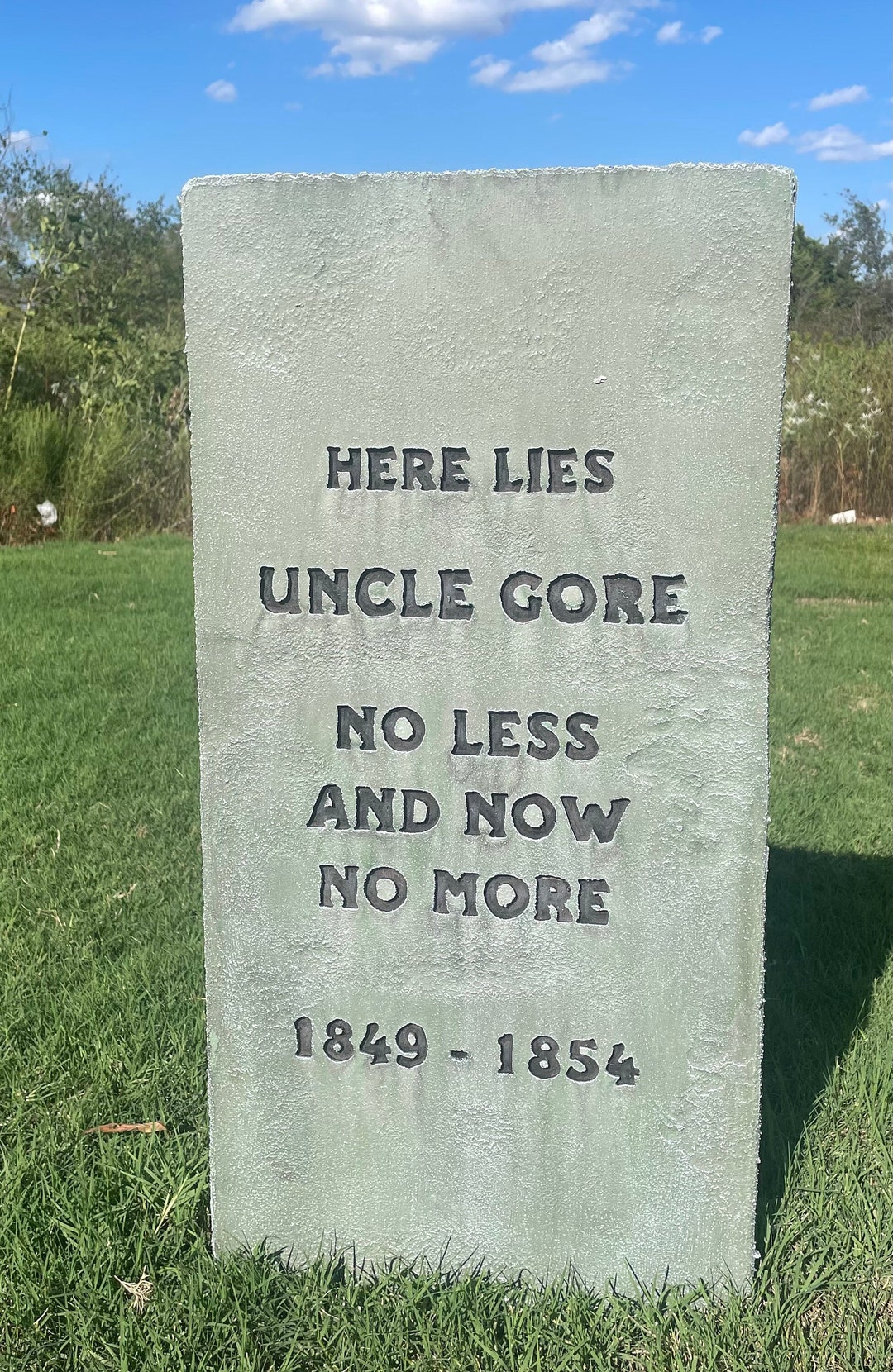 Uncle Gore Medium Tombstone - Etsy