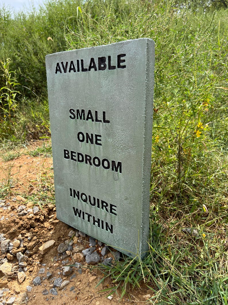 Available Space Small Tombstone - Etsy
