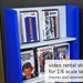Mini Video Rental Store Display Shelf for 1:6 Scale Tapes, Mini VHS ...