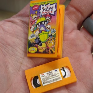 Miniature Orange VHS Tapes 1/6 Scale and 1/12 Scale - Etsy Canada