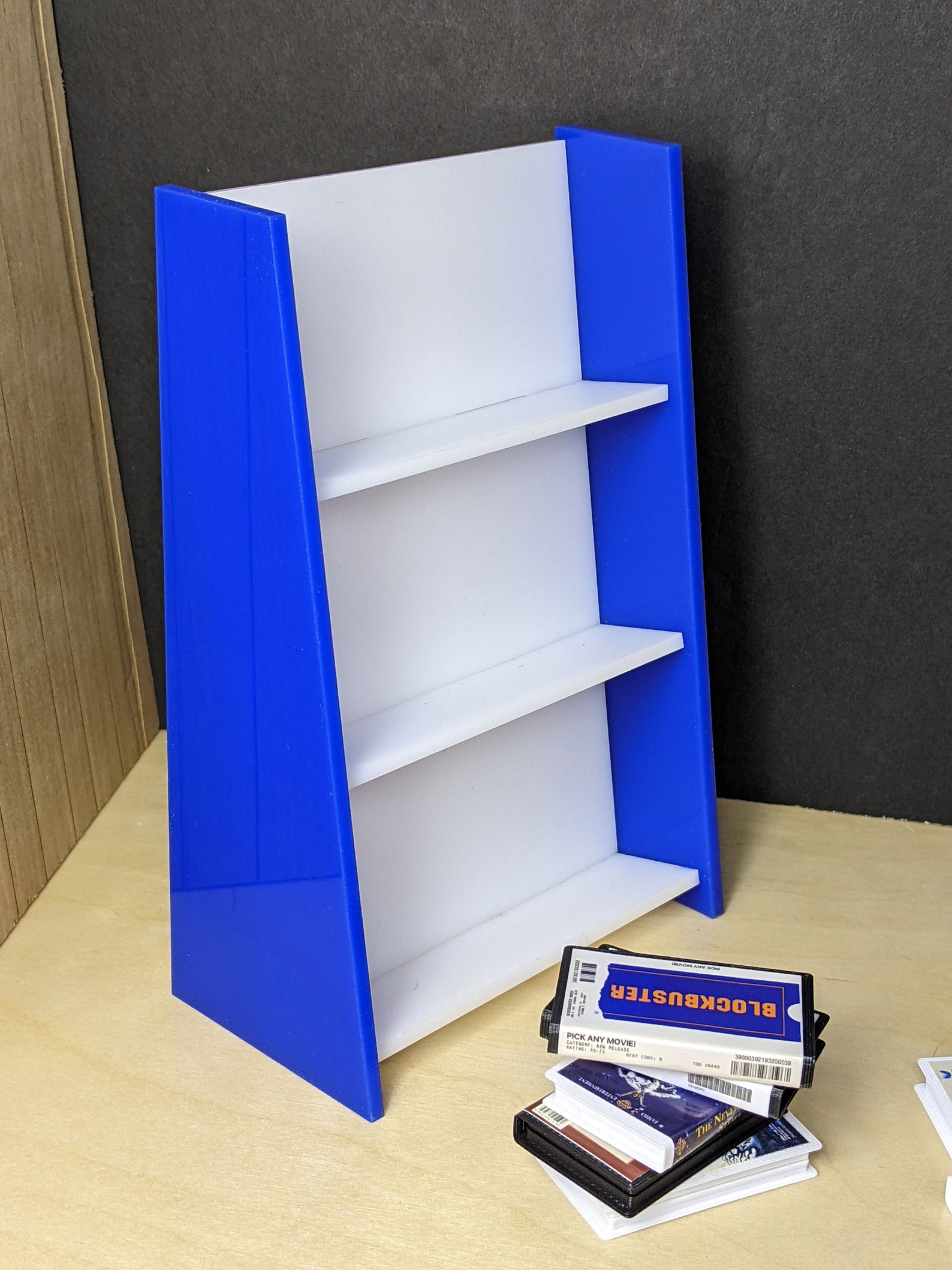 Mini Video Rental Store Display Shelf for 1:6 Scale Tapes - Etsy