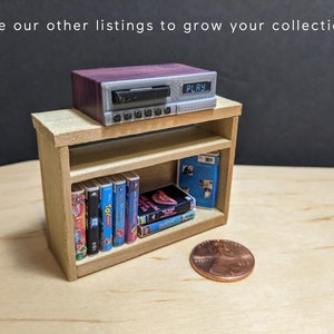 Mini 1:6 VHS (K-Z Titles) Tapes Choose the Movie! Retro Miniatures 80's ...