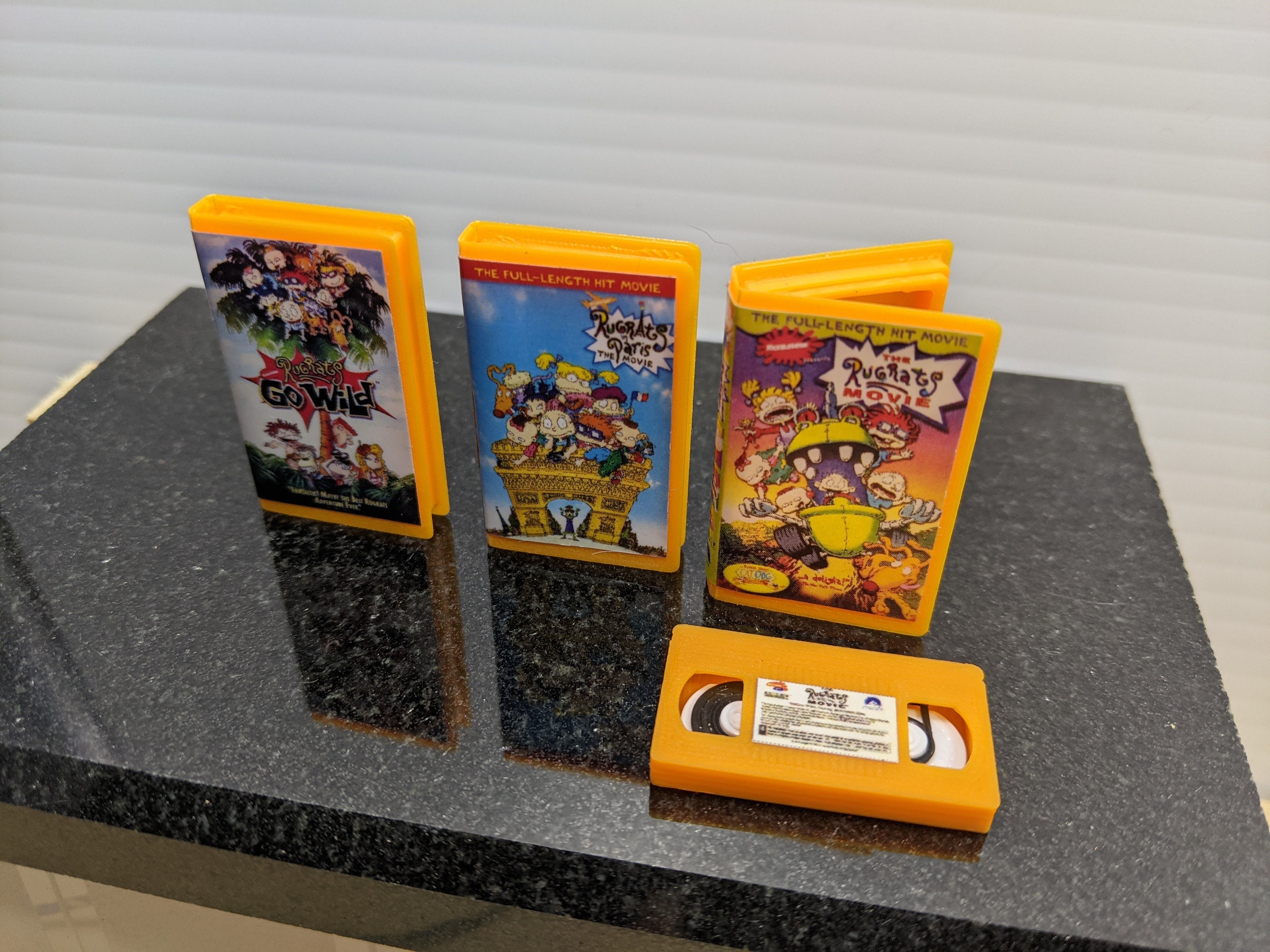 Miniature Orange VHS Tapes 1/6 Scale and 1/12 Scale - Etsy Canada