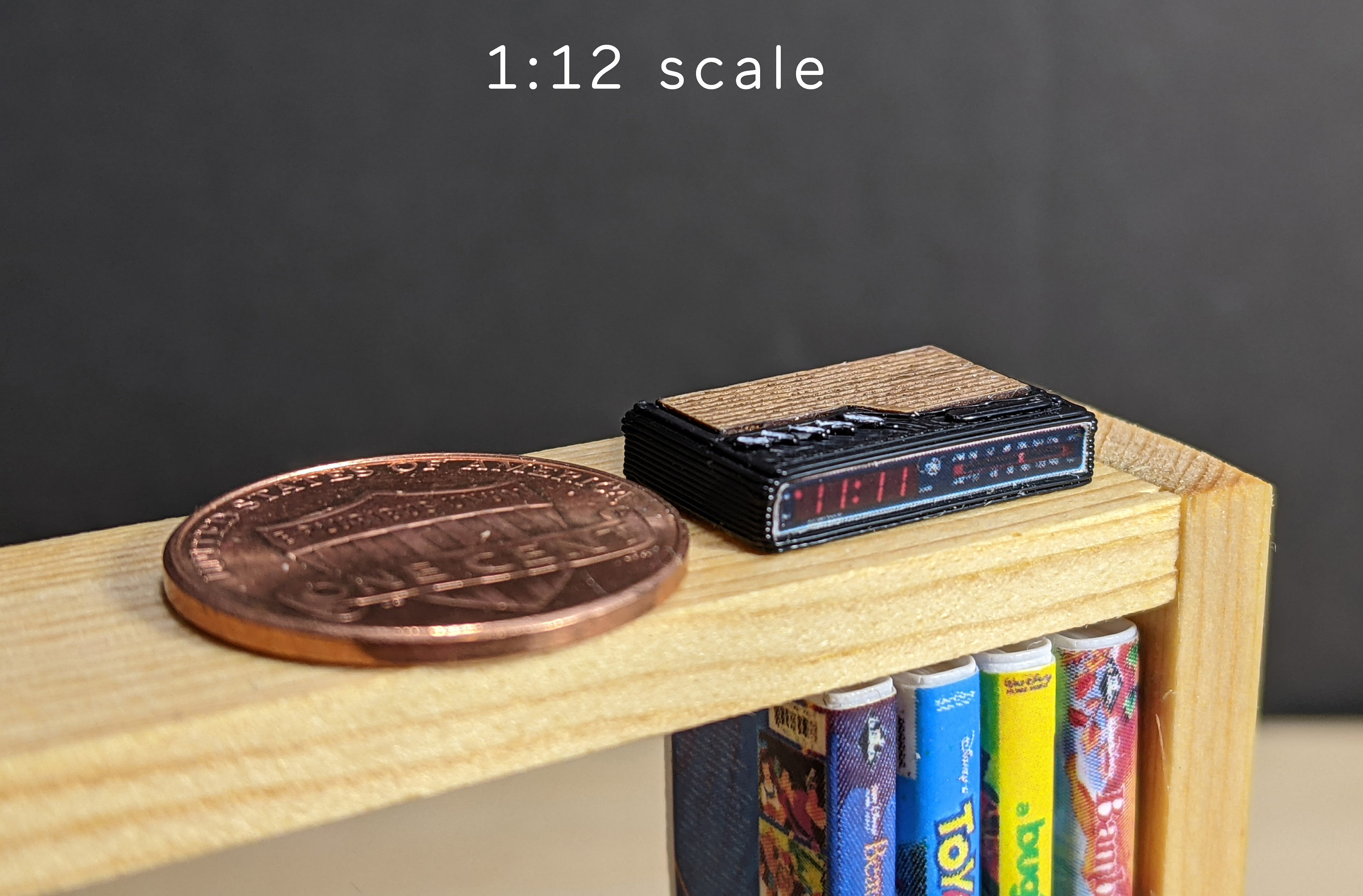 Mini 80's Alarm Clock Radio Retro Miniatures - Etsy