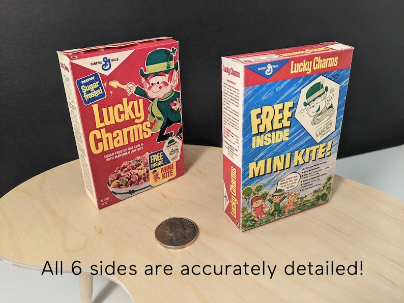 Vintage Cereal Boxes PDF Printable DIY Template Miniatures - Etsy