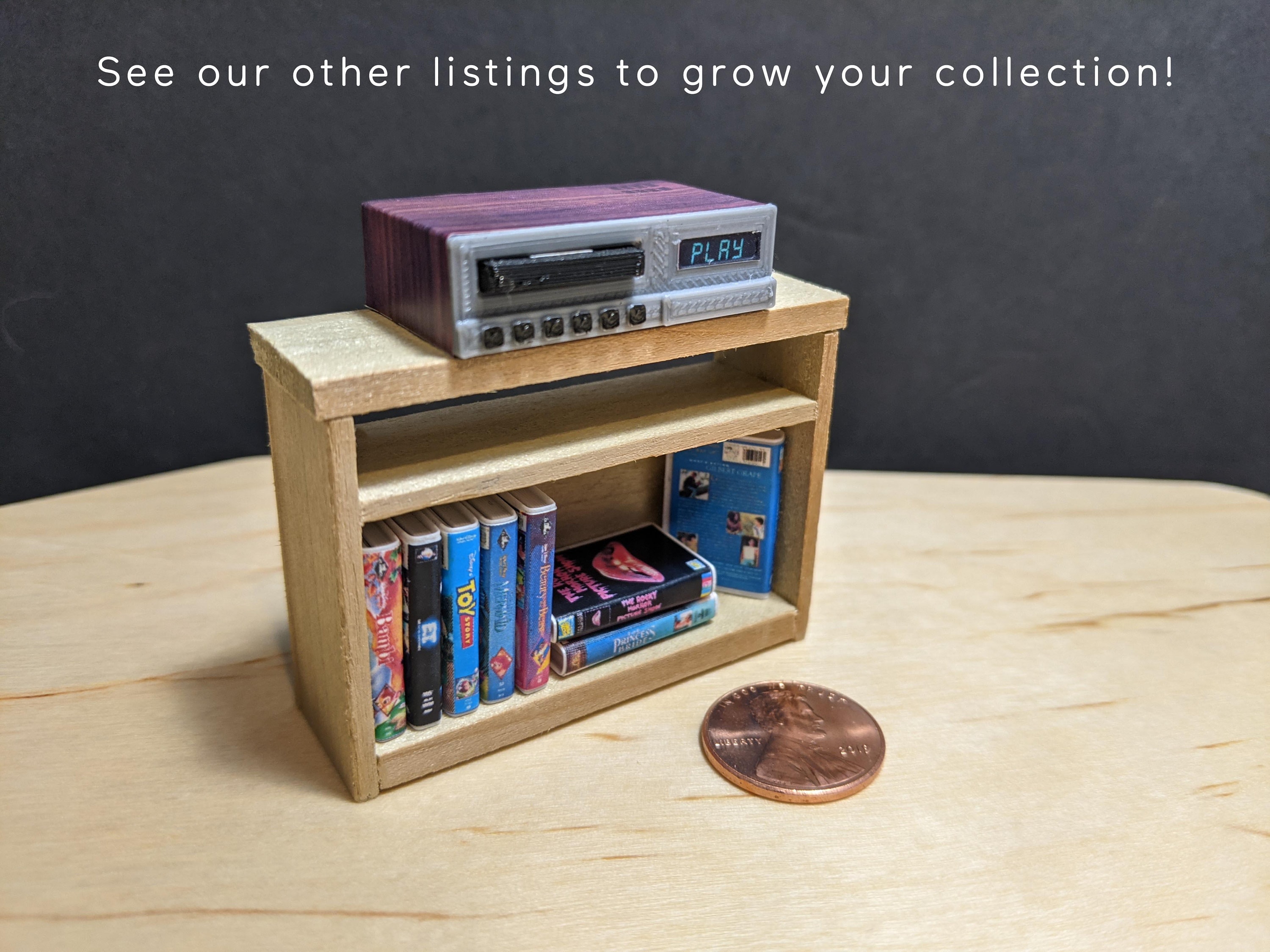 1:12 Scale VCR Video Set You Pick the Movie Retro 80's - Etsy