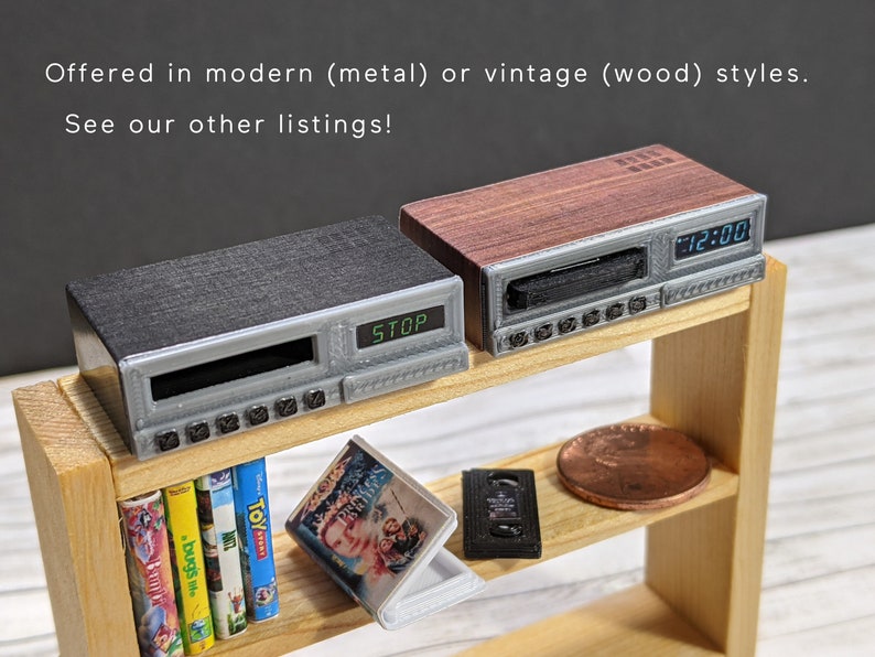 1:12 Scale VCR Video Set You Pick the Movie Retro 80's - Etsy