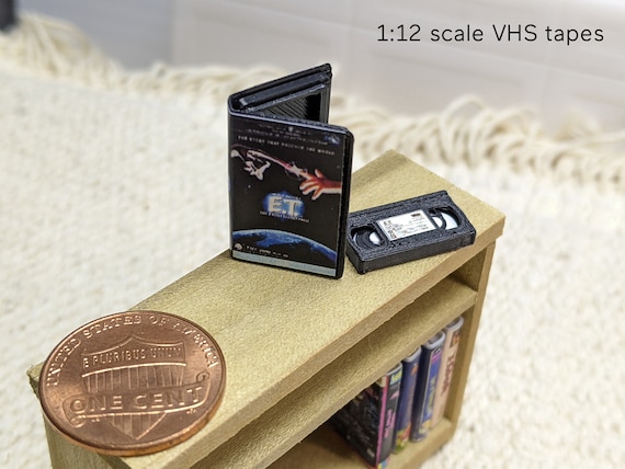 Mini 1:12 VHS A-J Titles Tapes Choose the Movie Retro - Etsy