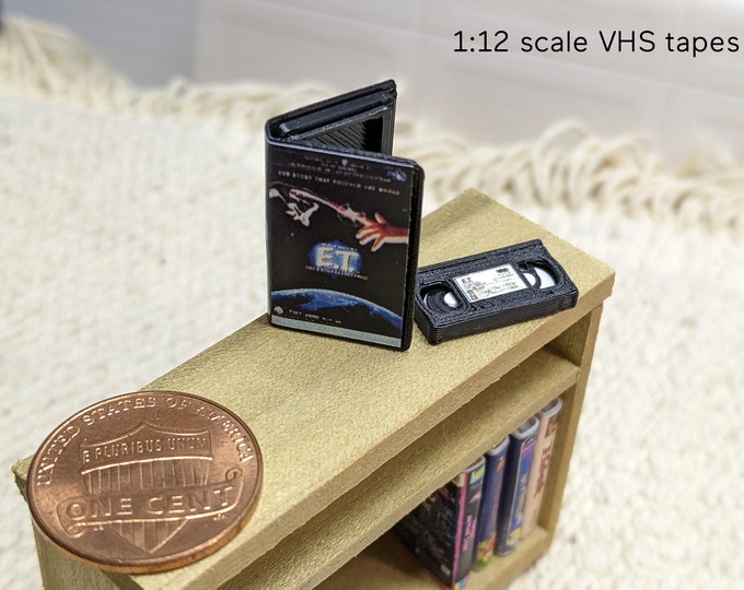 VHS Movie Collection 1:12 Papercraft - Etsy Canada