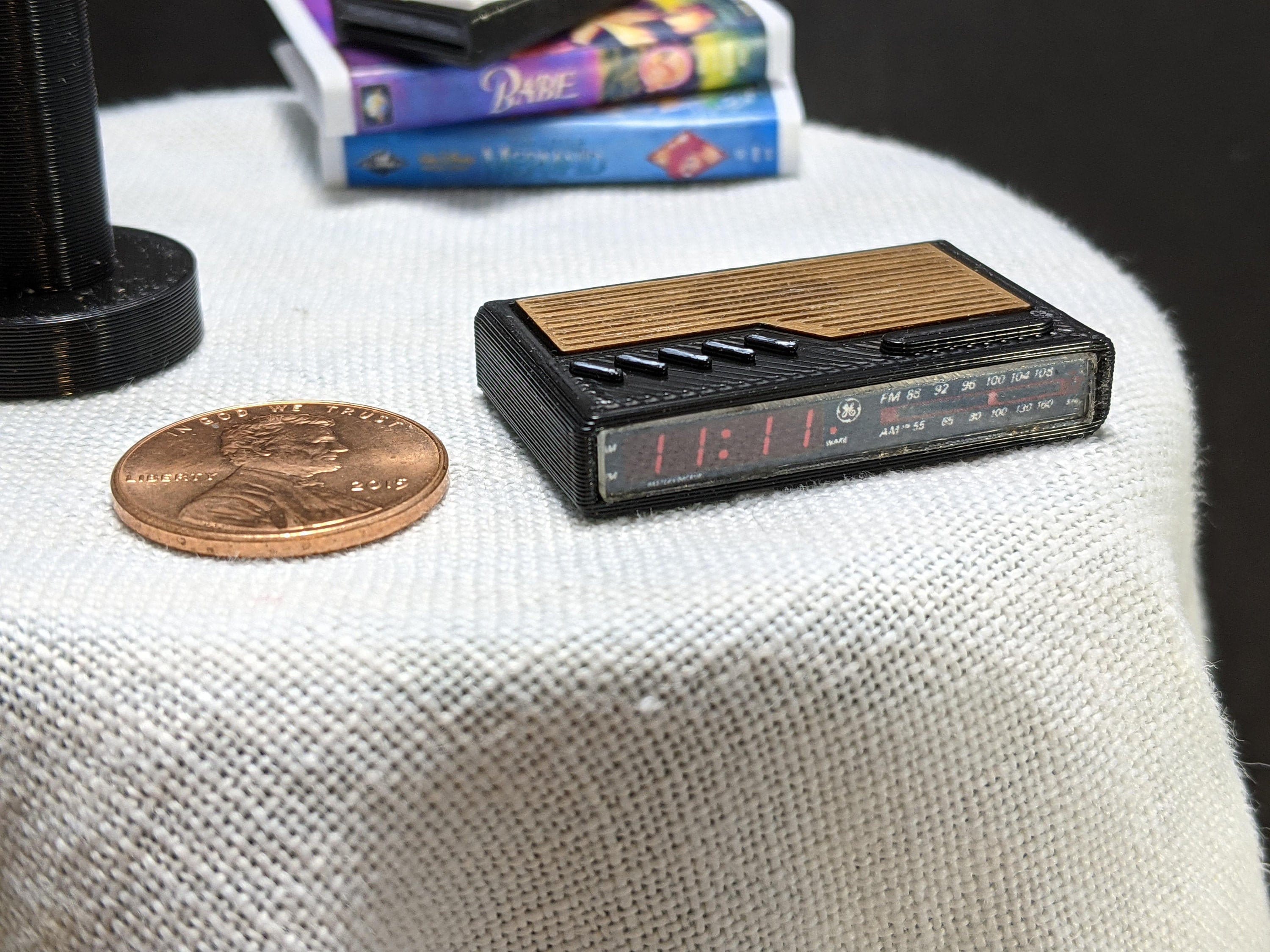 Mini 80's Alarm Clock Radio Retro Miniatures - Etsy