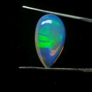 4.5 Cts, Honeycomb Ethiopian Opal Pear Cabochon, Size 22x11x5mm, Welo ...