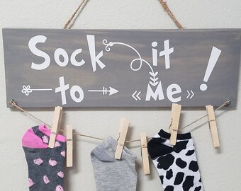 Laundry Room Missing Sock Sign - Etsy