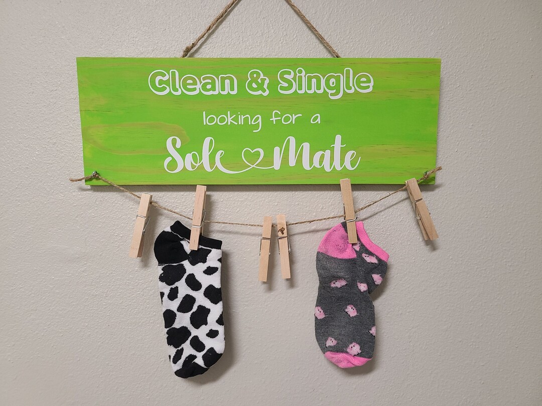 Laundry Room Decor, Lost Sock Sign, Housewarming Gift, Wood Sign ...