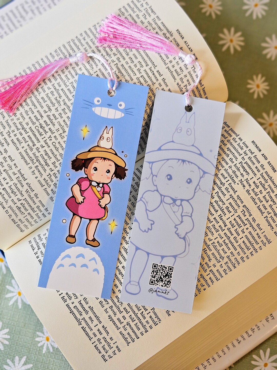 Totoro Bookmark | My Neighbor Totoro| Kawaii Stationary | Gift for Book ...