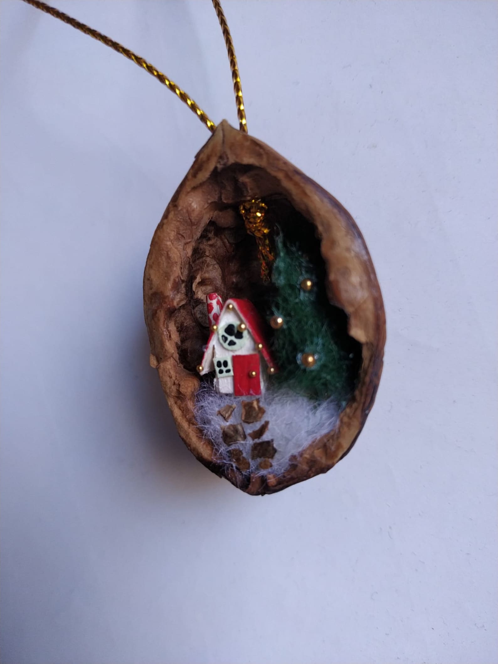 Walnut Shell Christmas Ornaments - Etsy