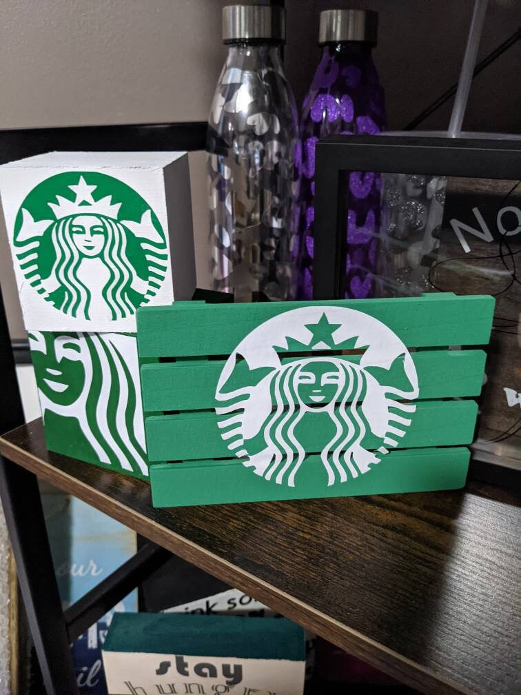 Starbucks Pallet Style Sign Wood Coffee Lover Decor Coffee - Etsy