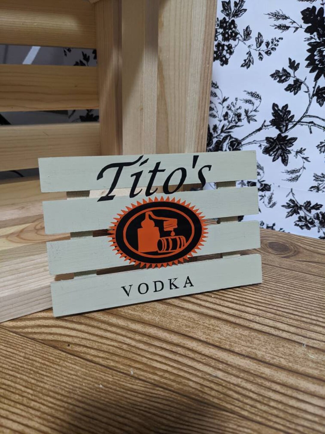 Tito's Handmade Vodka Pallet Style Sign Bar Decor Wood - Etsy UK