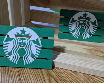 Wood Starbucks Sign | Etsy